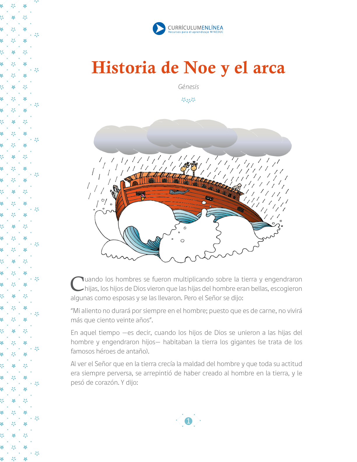Historia De Noe Y El Arca - SEBID